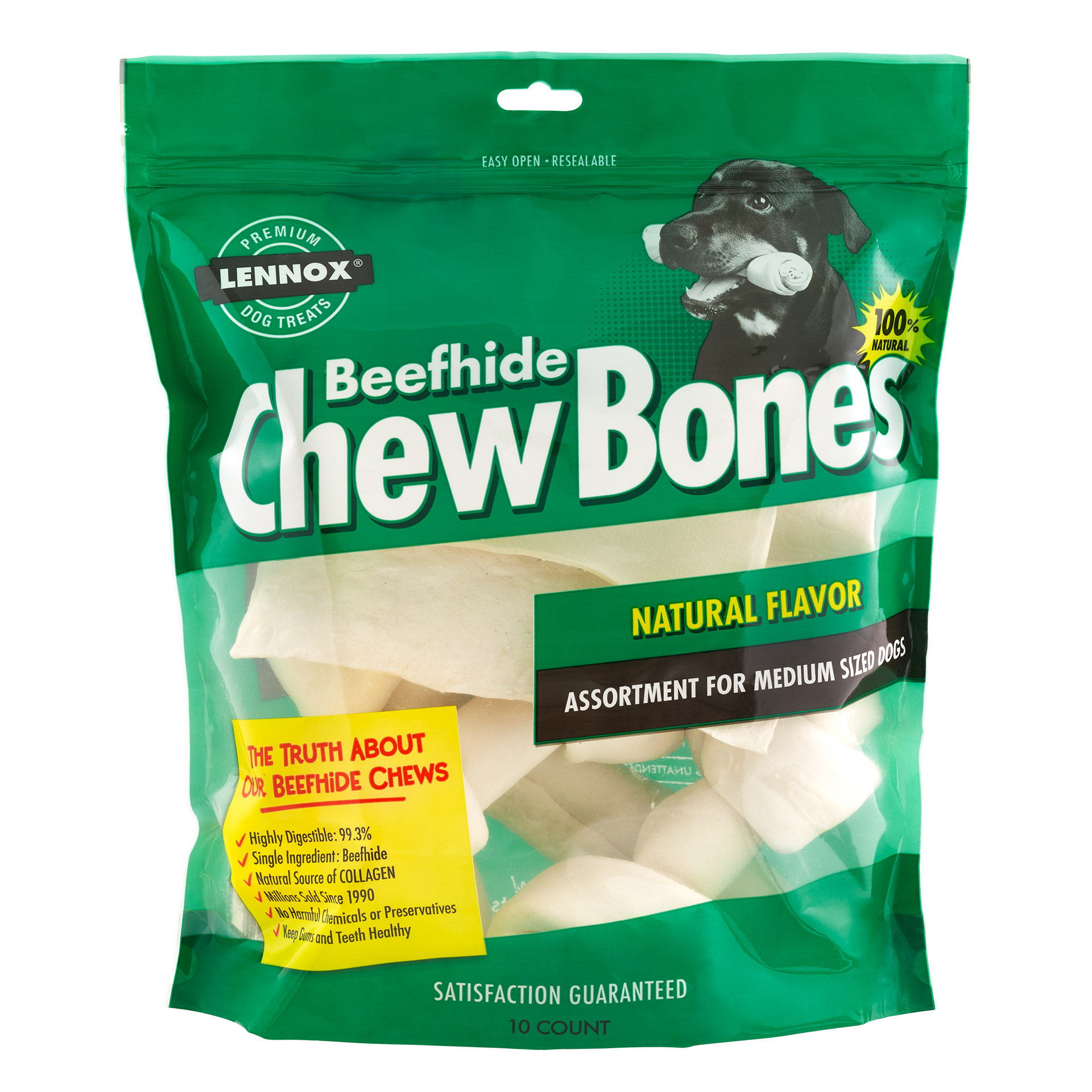 Natural Beefhide Chews - The Lennox Group