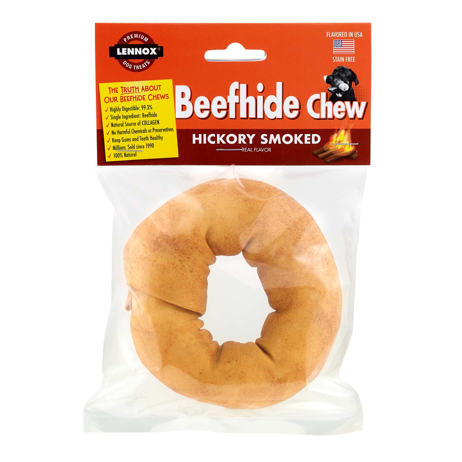 Flavored and Wrapped in Chicken Beefhide Chews - The Lennox Group