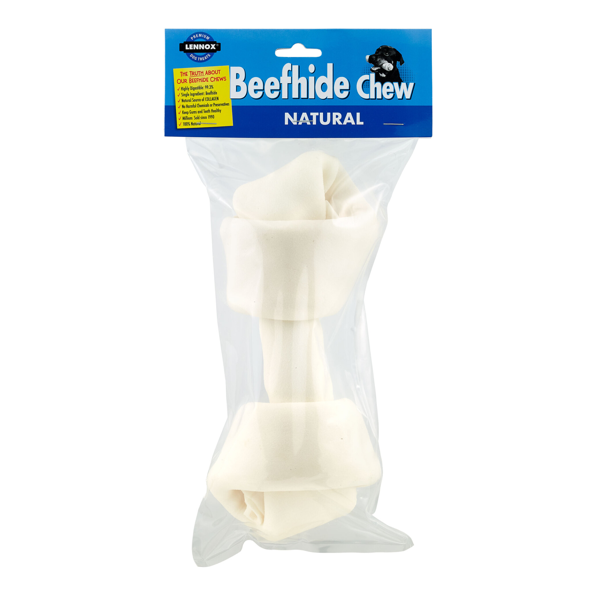 Natural Beefhide Chews - The Lennox Group